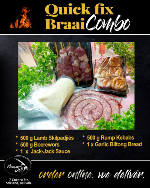 Braai Combo | Namdeli | 071 671 5556.